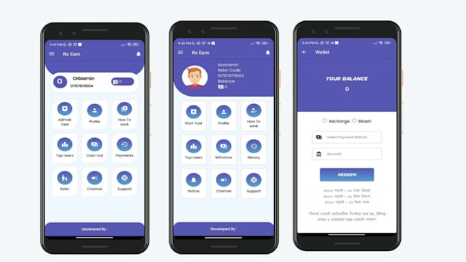 Create one task earning app with ads network by Orbiking | Fiverr
