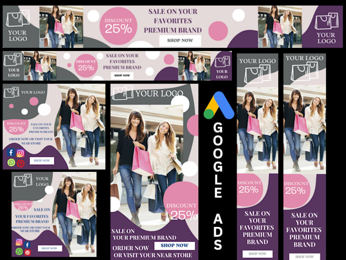 Design amazing google web banner ads or website banner by Bestforyou0 ...