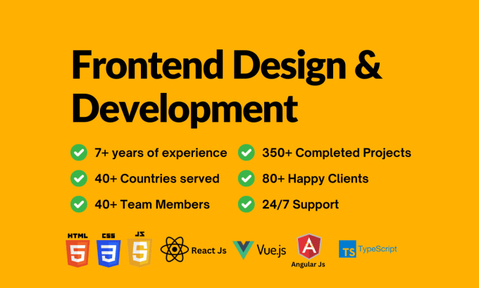 Do Frontend Design And Development By Softwarehub99 Fiverr