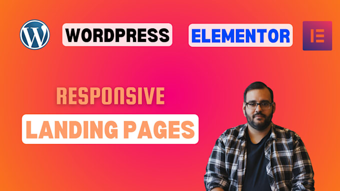 Design responsive wordpress landing page or elementor landing page by ...