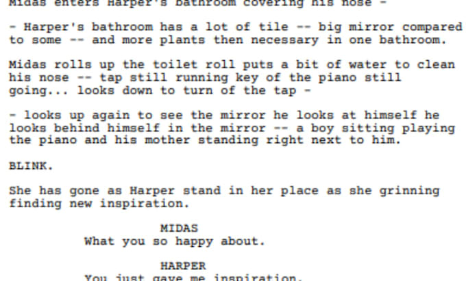 Ghostwrite your tv and short film script based on your ideas by Favrbsn ...