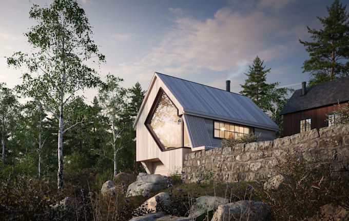 Create photo realistic 3d rendering architecture by Sanggmih | Fiverr