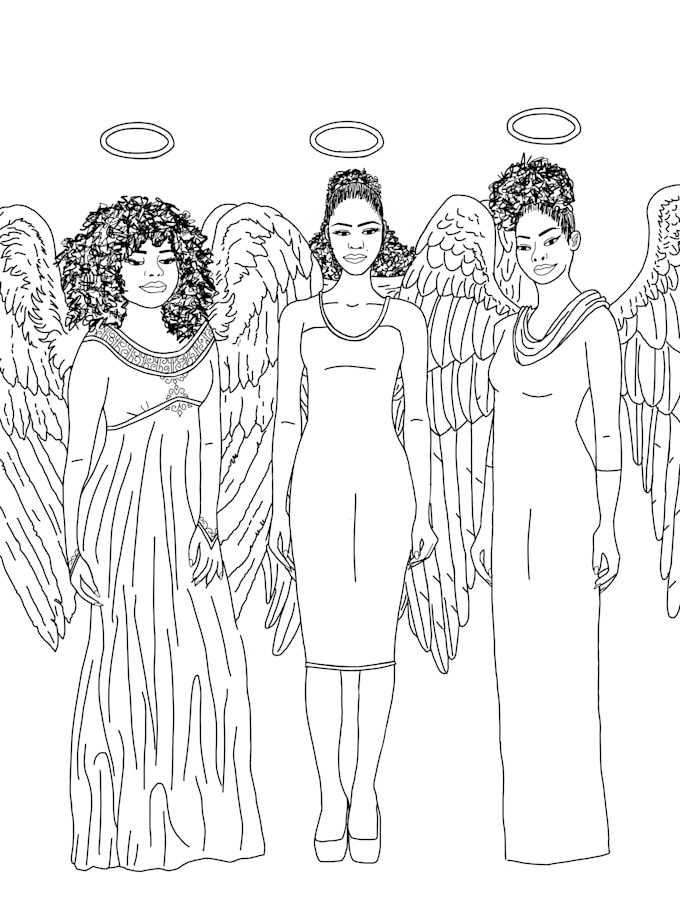 Custom coloring page for adults by Jasminemille764 | Fiverr