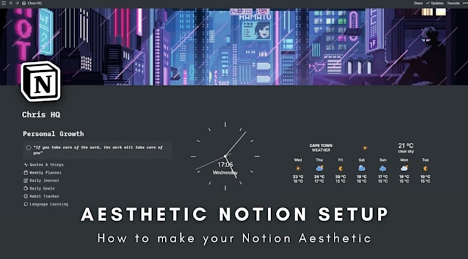 Do custom notion template, notion setup, notion aesthetics by Poshas ... Do custom notion template, notion setup, notion aesthetics by Poshas ...