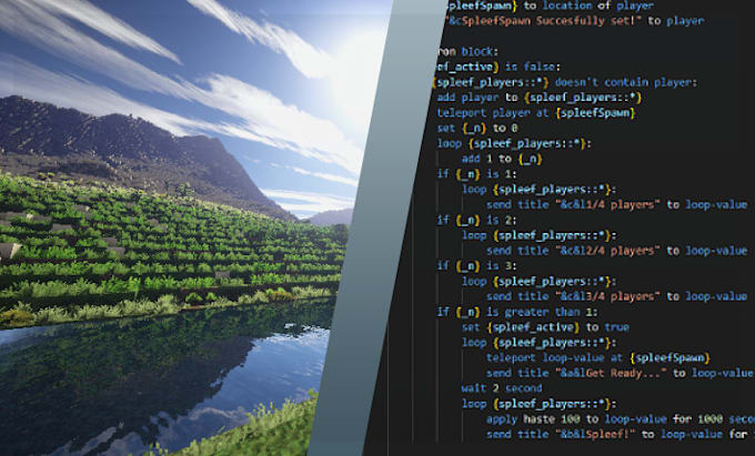 Code for you in minecraft by Nick_koutsou | Fiverr