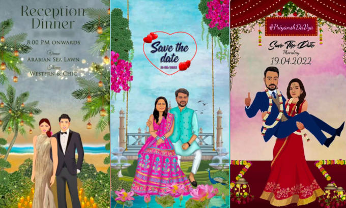 Create a memorable animated wedding invitation video by Sasaa_designs ... Create a memorable animated wedding invitation video by Sasaa_designs ...