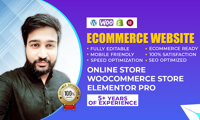Create Wordpress Ecommerce Website Online Store Woocommerce Store By