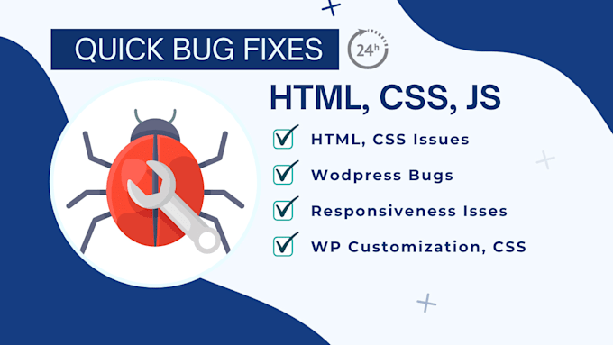 Fix html css js issue, wordpress bugs by Code4web | Fiverr Fix html css js issue, wordpress bugs by Code4web | Fiverr