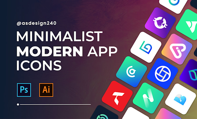 Do custom mobile app icons and logo for android and ios by Asdesign240 ...