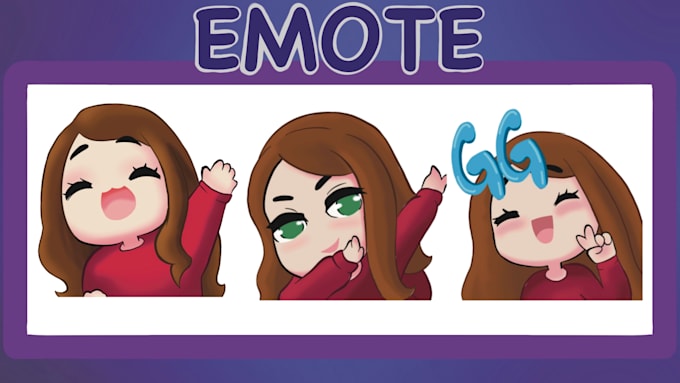 Draw emotes for your channel by Brazof_ | Fiverr