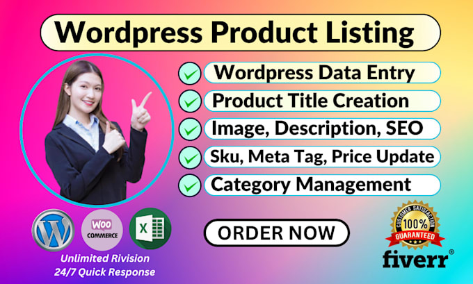 Do Wordpress Data Entry And Woocommerce Product Listing By Nahid Hasan04 Fiverr