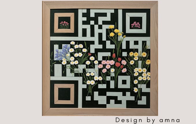 Design unique qr code art with your links by Amna_sultan07 | Fiverr