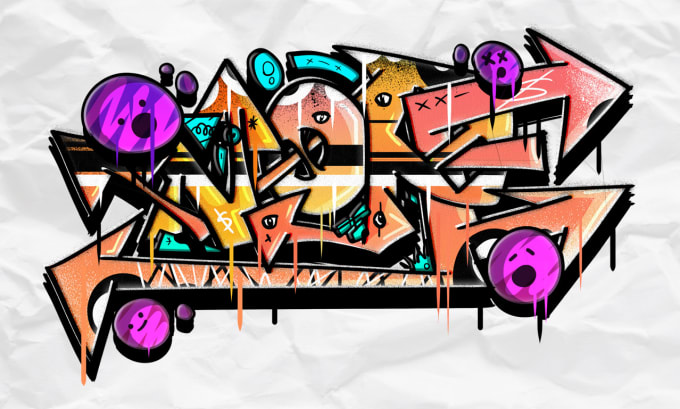 Design graffiti for personal or business use by Firelord352 | Fiverr