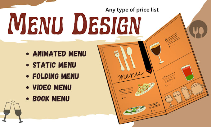Design board and animated menu or any price list by Antoraupoma | Fiverr