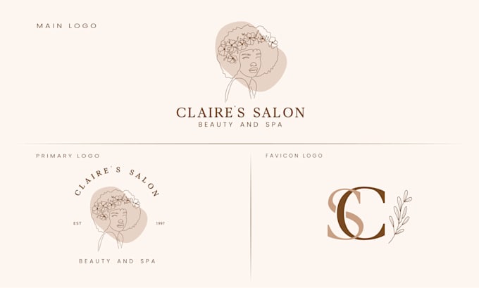 Design beautiful hand drawn feminine, botanical boho logo design by ...