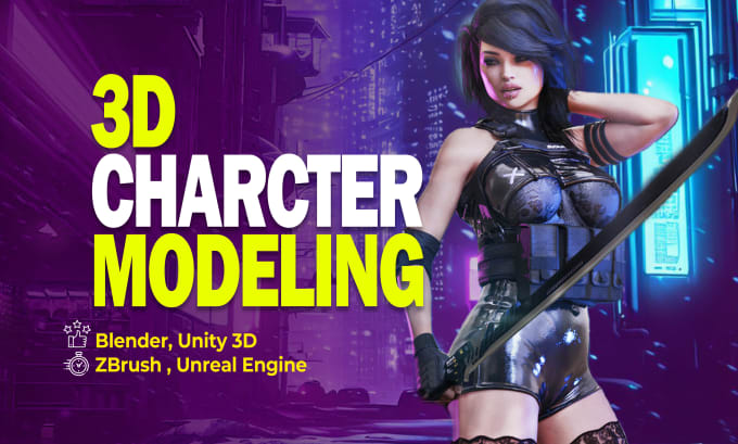 Create custom and realistic 3d character model Create custom and realistic 3d character model