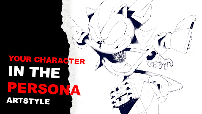 Draw your character in the persona artstyle by Aoikamvas | Fiverr
