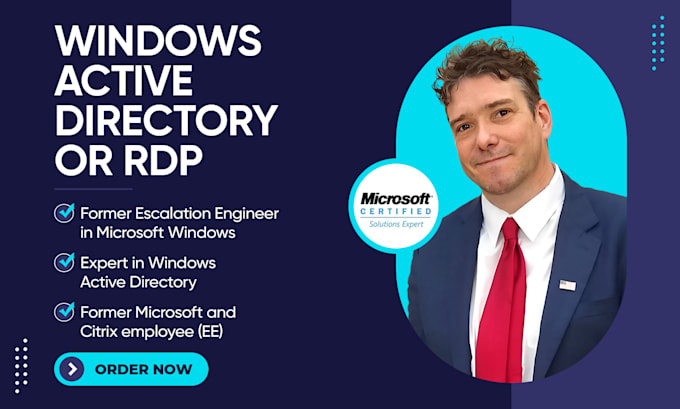 Resolve Windows Server And Active Directory Issues Including Rdp