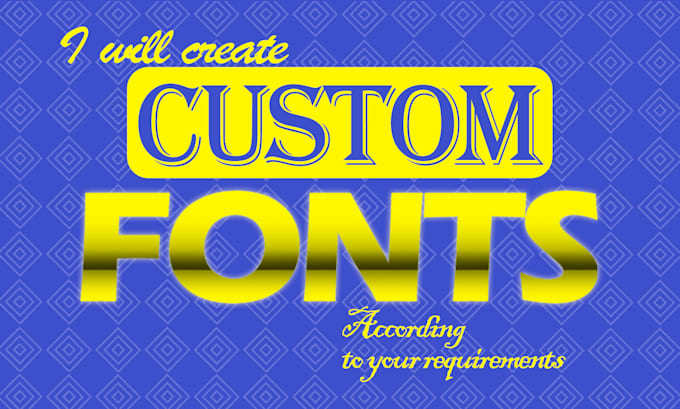 Design custom font design typography ttf otf font files by Jam_editor ...