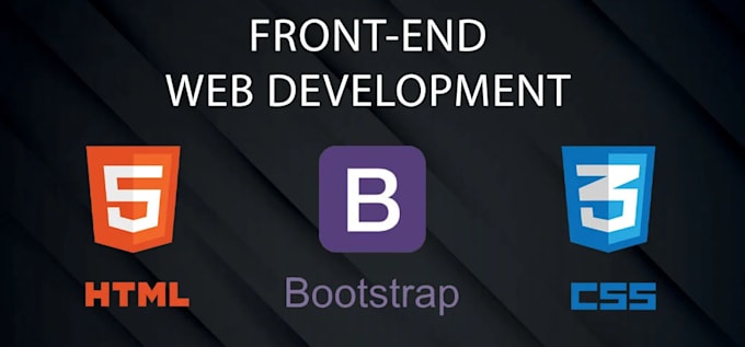 Be your frontend developer using html, css, react js, and bootstrap by ...