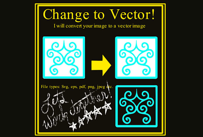 Create a vector or svg image from your png or jpeg by Sweetpotatofly ...