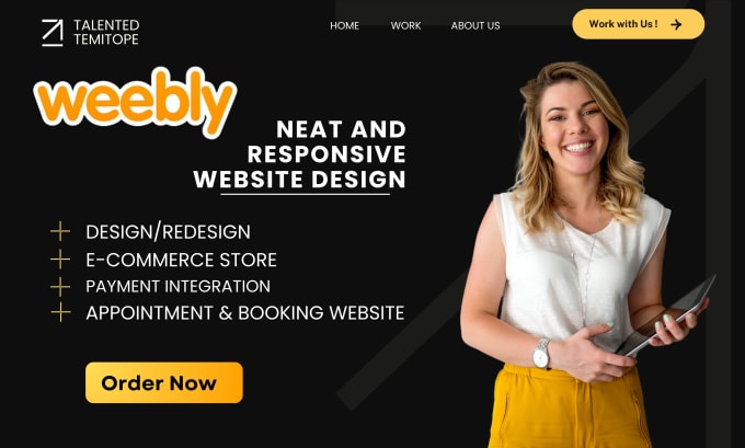Weebly website design, weebly redesign, weebly to shopify, wix website design by Olabodetemitope ...