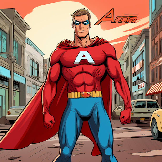 Design a superhero character by Qousk2 | Fiverr