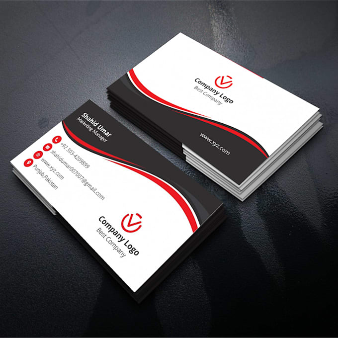 Design visiting card, brand name, business cards by Designs_shahid | Fiverr