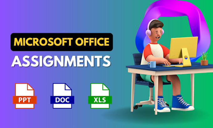 Complete ms excel and word assignments in short time by Abbaskhan17 | Fiverr