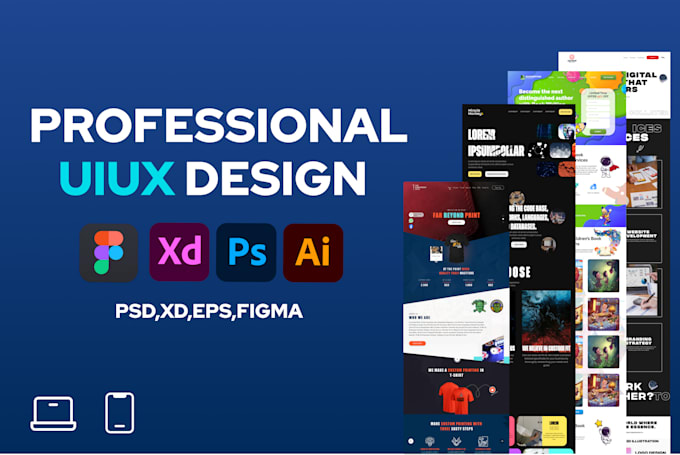 Do figma ui ux design for figma website, mobile app design, dashboard by Aghass | Fiverr
