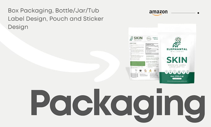 Do amazon product packaging, box packaging, premium packaging and label ...