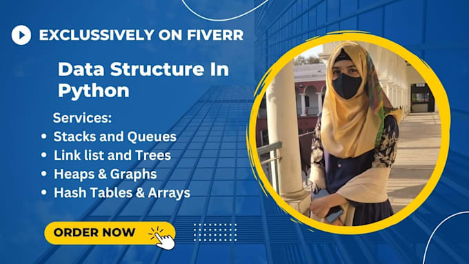 Do data structure in python by Fozia_anjum1 | Fiverr