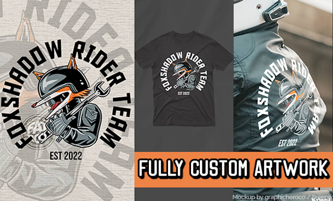 Design custom t shirt artwork for brand and community merchandise by ...