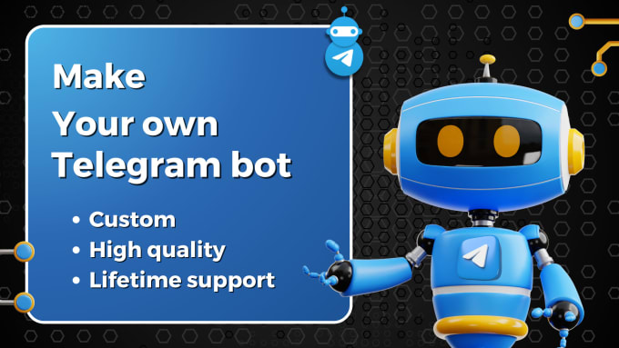 Create a custom telegram bot with buttons by Yahia912 | Fiverr