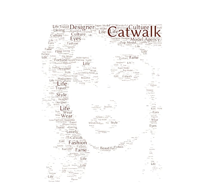 Develop beautiful word cloud illustration in any shape by Paul_zurich ...