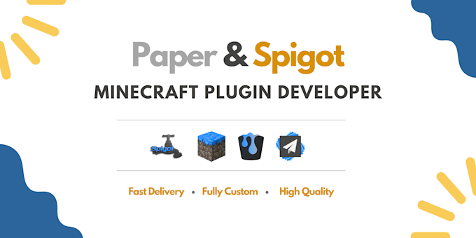 Craft your dream minecraft paper or spigot plugin by Balzekhh | Fiverr