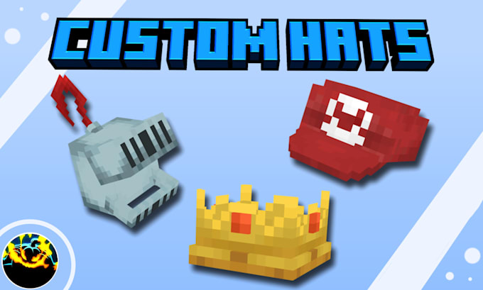 Make custom 3d minecraft hats by Kuky_1 | Fiverr