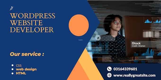 Develop your website in wordpress react and html css by Designspotz | Fiverr