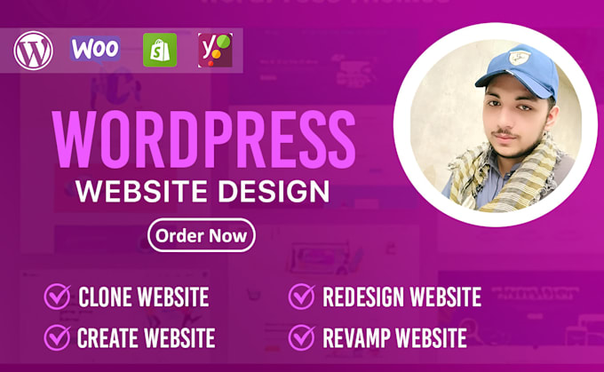 Design, redesign and build responsive wordpress website by ...