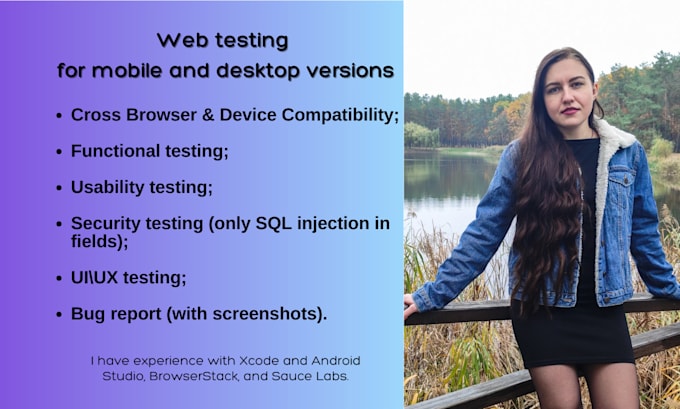 Expertly test website usability, functionality, and cross browser ...