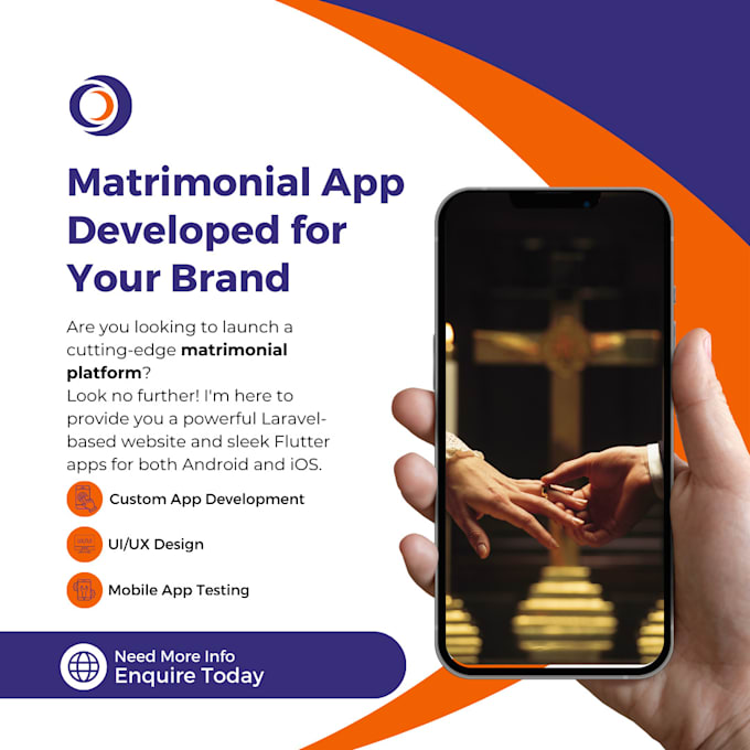 Develop matrimonial website in laravel with android ios app in flutter ...