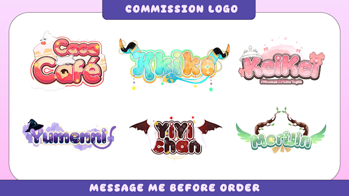 Make design logo vtuber for streamer by Lovelyumi | Fiverr