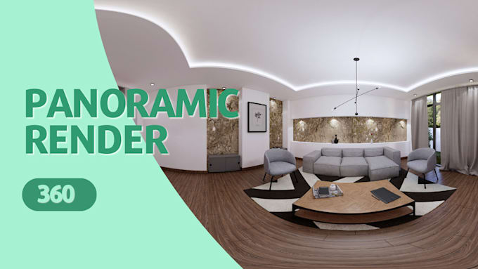 Do panoramic rendering interior or exterior by Jair_lj | Fiverr