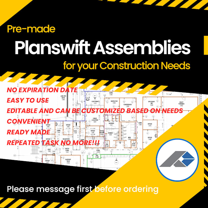 Deliver pre made planswift assemblies and templates by Mccanillas | Fiverr