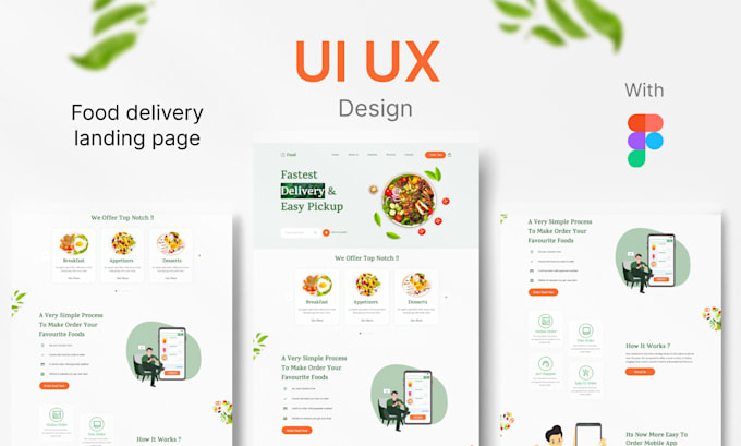 Do figma ui ux design for responsive website, and landing page design by Mahmudulhasantm | Fiverr