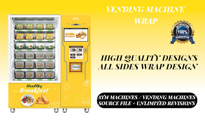 Design an awesome, vip, creative vending machine and atm machine wrap ...