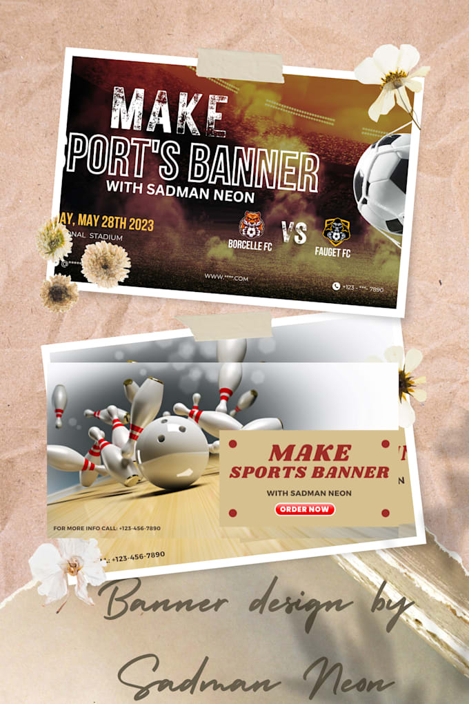 Make banner ads, banner design, facebook banner, gaming banner by ...