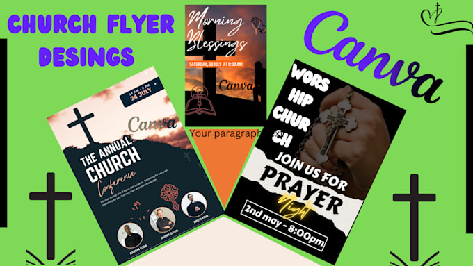 Create inspiring church flyer designs for spiritual events by Jameel ...
