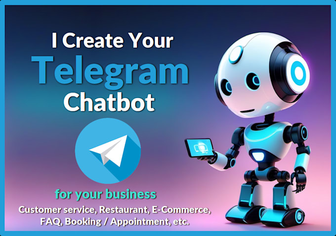Create your telegram chatbot for your business by Victorj_alonzo | Fiverr