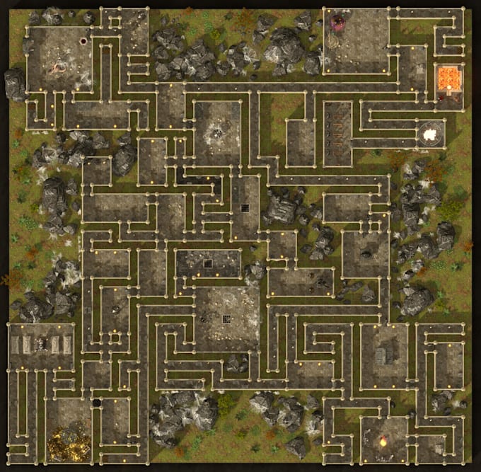 Create dynamic 3d battle maps for your vtt needs by Kingmansea | Fiverr